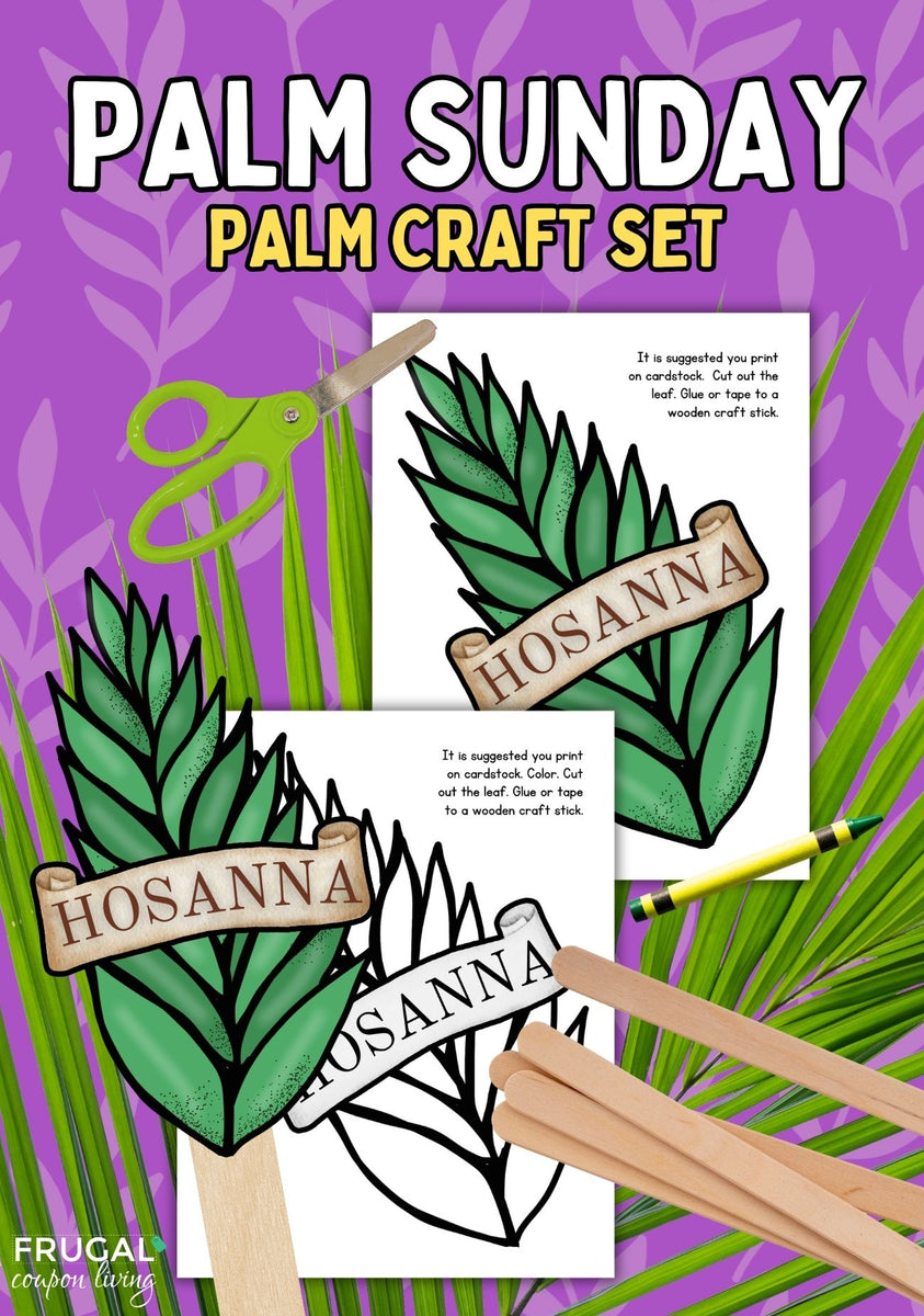 Hosanna Palm Sunday Craft Set - Headband and Palm Craft Included ...