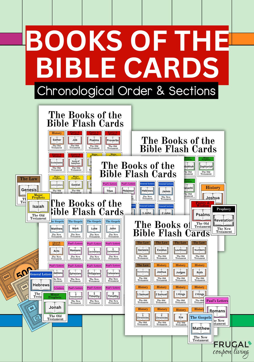 Game-Inspired Books of the Bible Set - Poster, Trivia, & Flashcards ...
