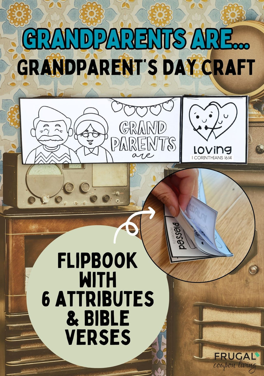 Grandparents Day Flip Book: Celebrate Grandparents with this DIY Craft ...