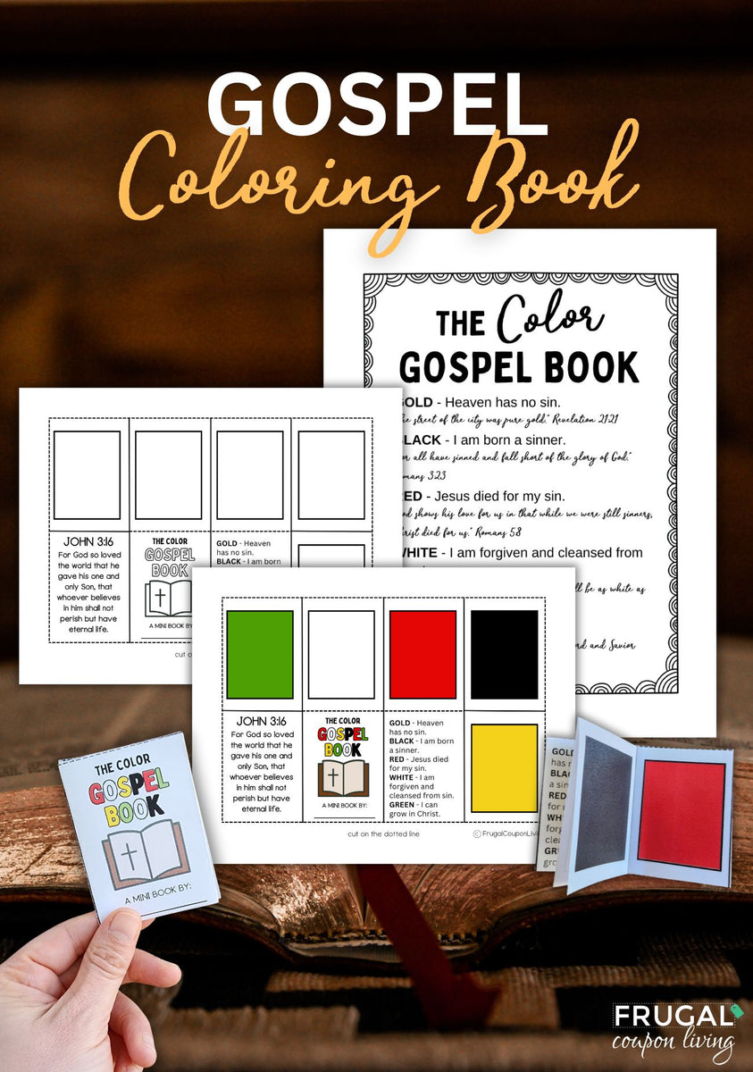 Color Gospel of Salvation Miniature Book for Kids – Frugal Coupon Living