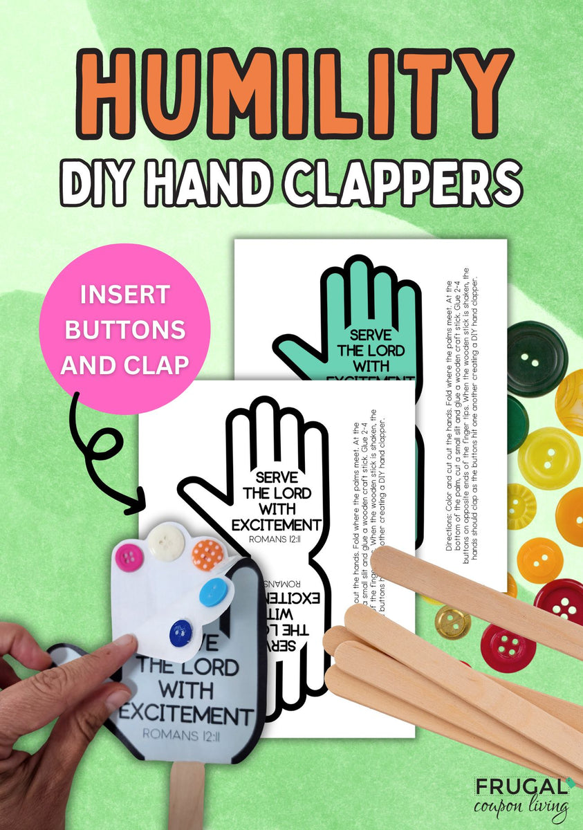 Humility Craft Set Activity Set - Humble Bible Crafts for Kids – Frugal ...