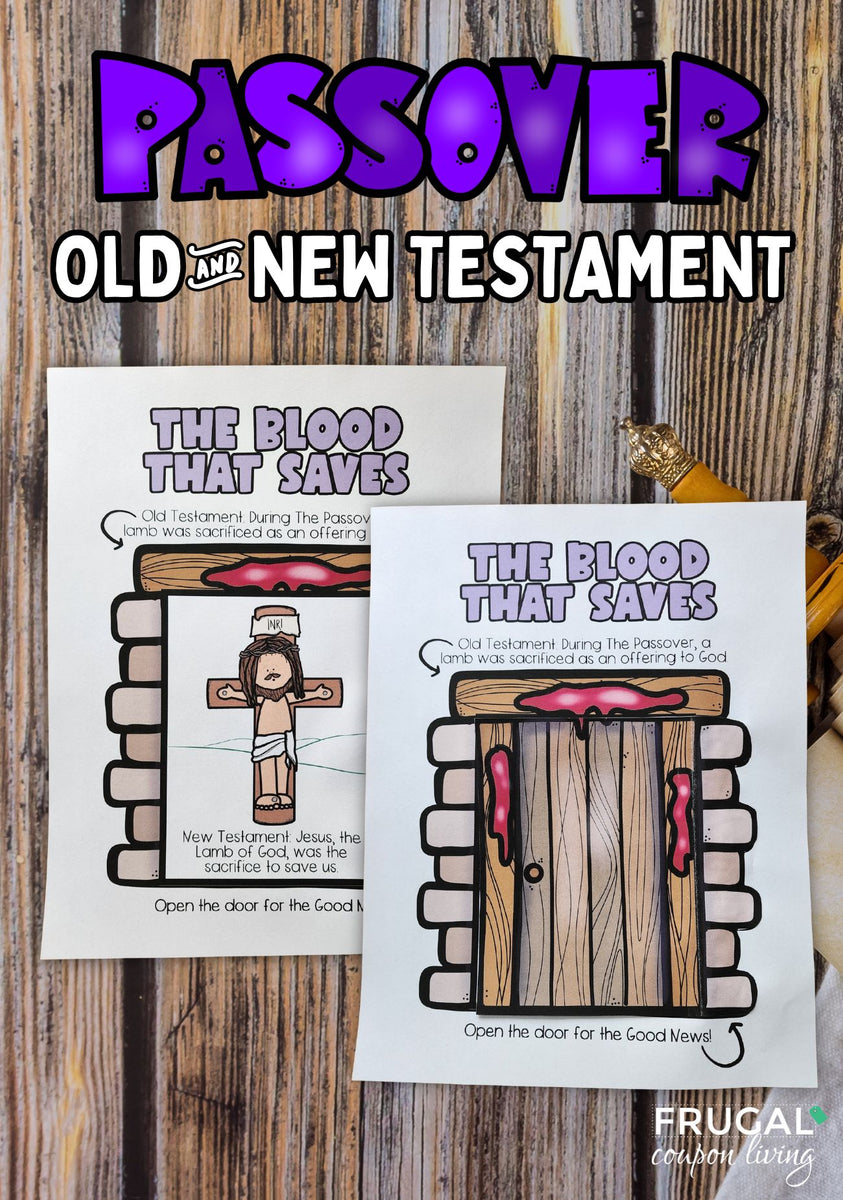 Christian Passover Door Craft for Kids: Connect the New & Old Testament ...
