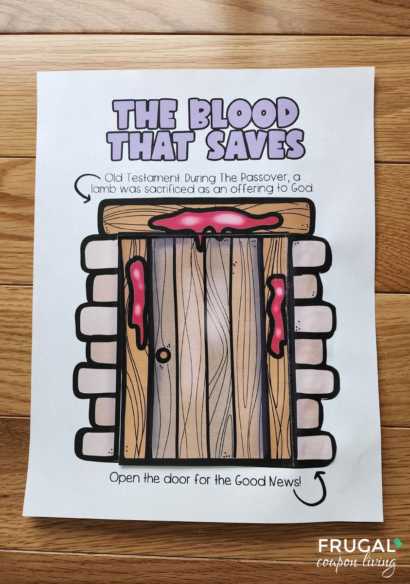 Christian Passover Door Craft for Kids: Connect the New & Old Testament ...