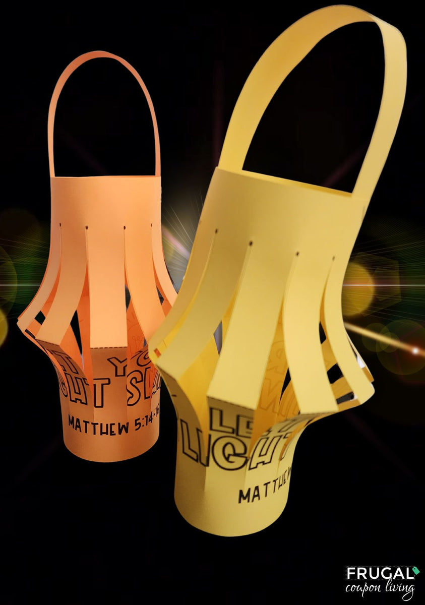 Let Your Light Shine Paper Lantern Craft - Matthew 5:14-16 Activity ...