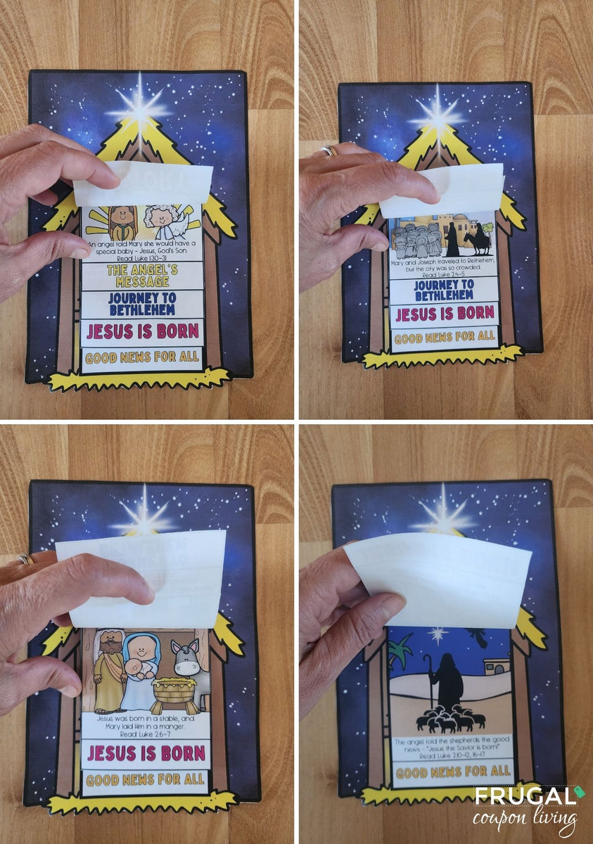 The Nativity Story Book Craft for Kids - Luke 2 Christmas Story ...