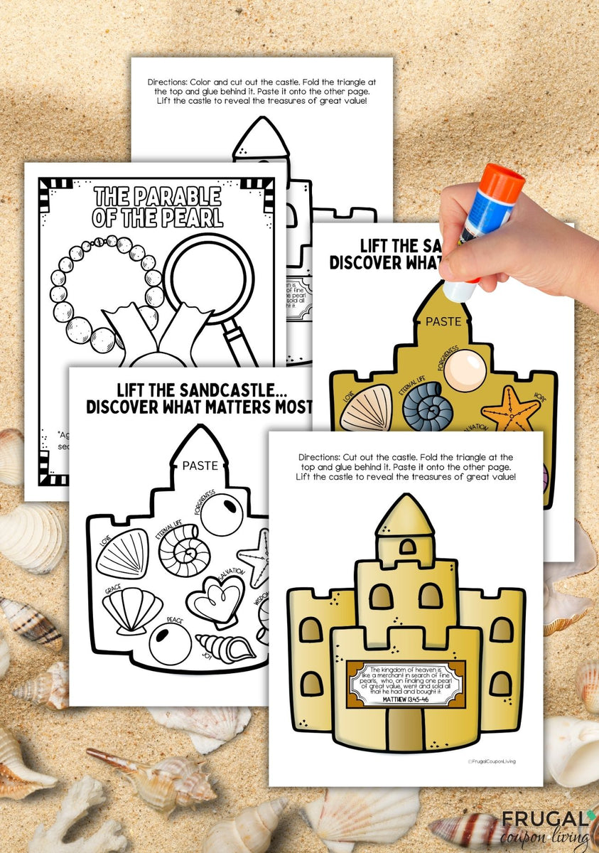 The Parable of the Pearl of Great Value Craft - God's Great Treasures ...