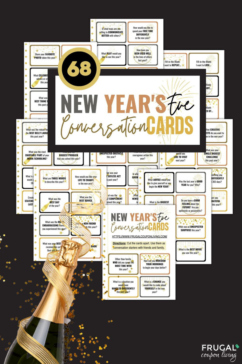 Fun New Year's Eve Activity Bundle - NYE Games, Reflection Cards ...
