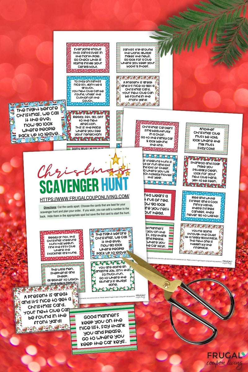 Christmas Party Bundle includes Holiday Games and Fun Scavenger Hunt ...