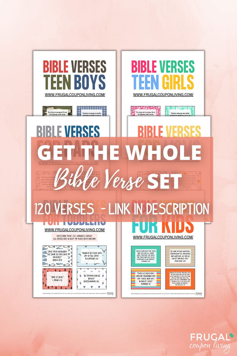 Bible Verses for Teen Girls | Scripture Memory Cards Printable – Frugal ...