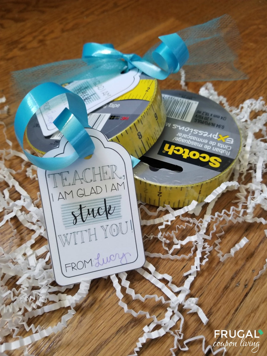 I'm Glad I'm Stuck with You Gift Tag – Frugal Coupon Living