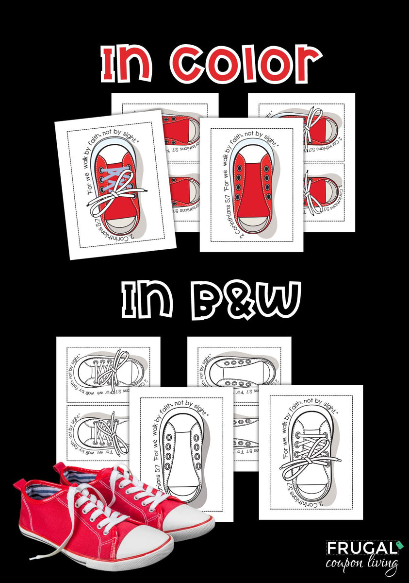 2 Corinthians 5:7 Walk By Faith Craft for Kids – Frugal Coupon Living