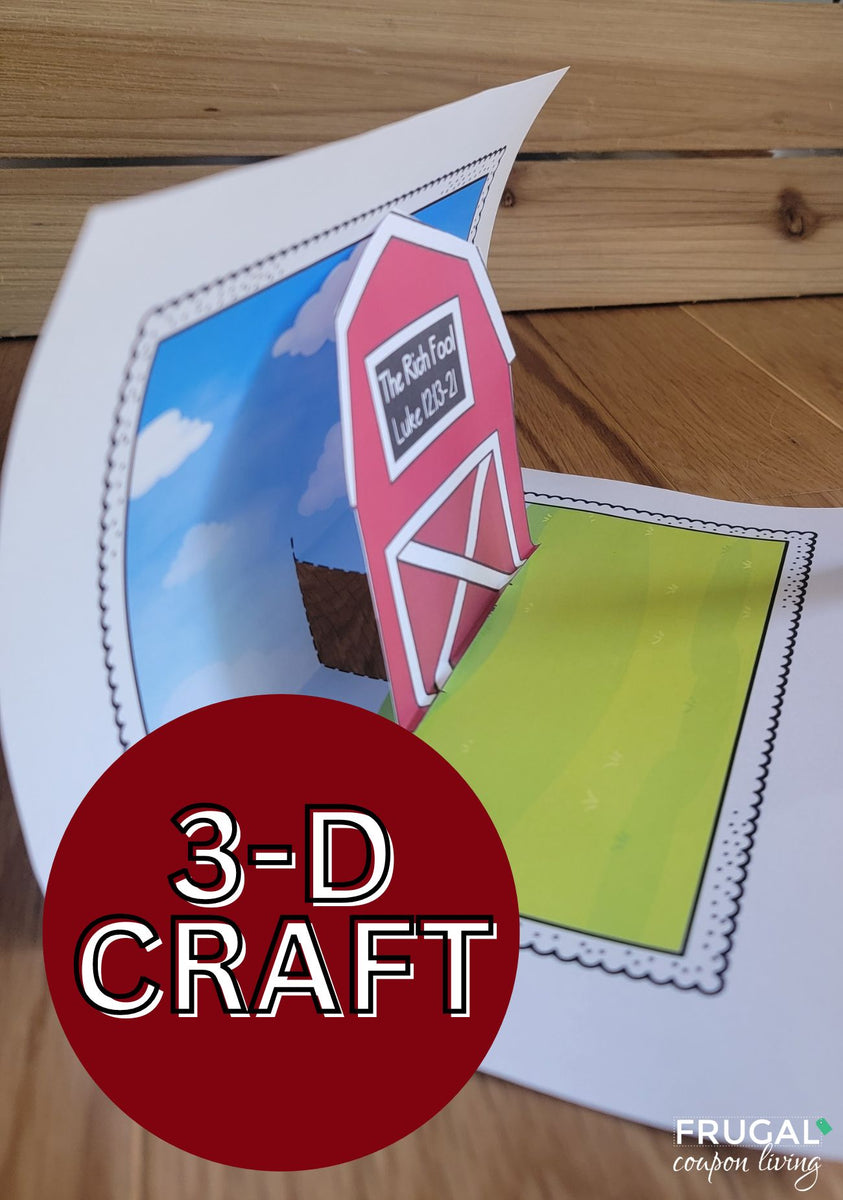 Parable of the Rich Fool Craft for Kids - April Fool's Day Idea ...