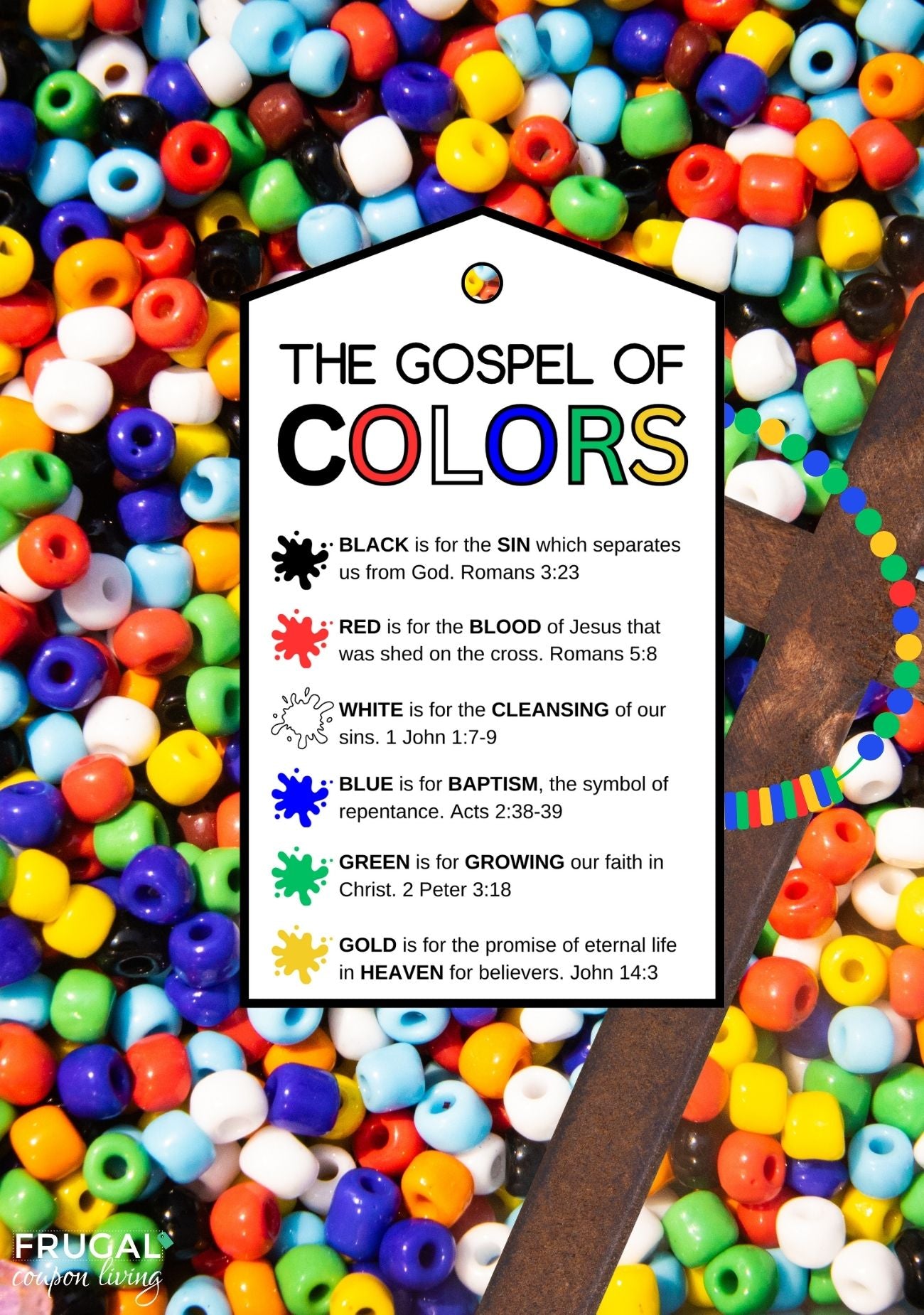 The Gospel of Salvation Colors Gift Tag Printable – Frugal Coupon Living