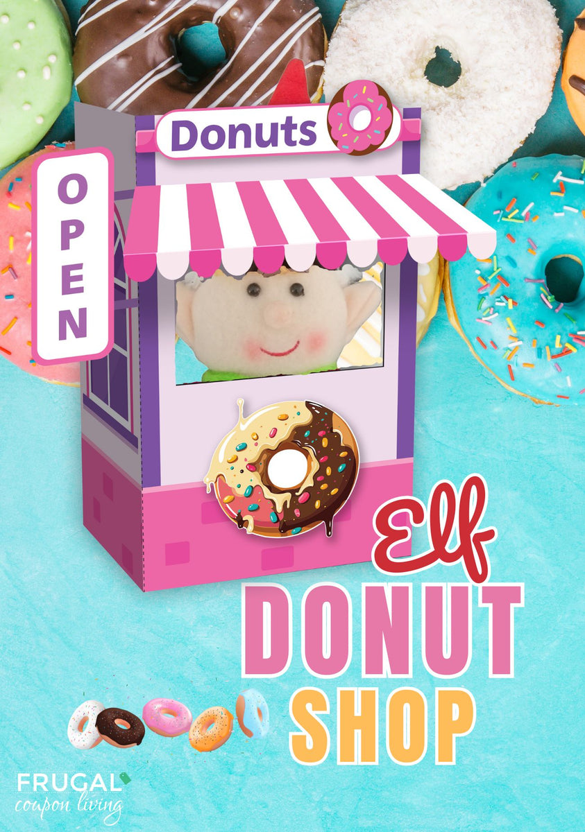 Donut Shop Elf Props - Print today! – Frugal Coupon Living