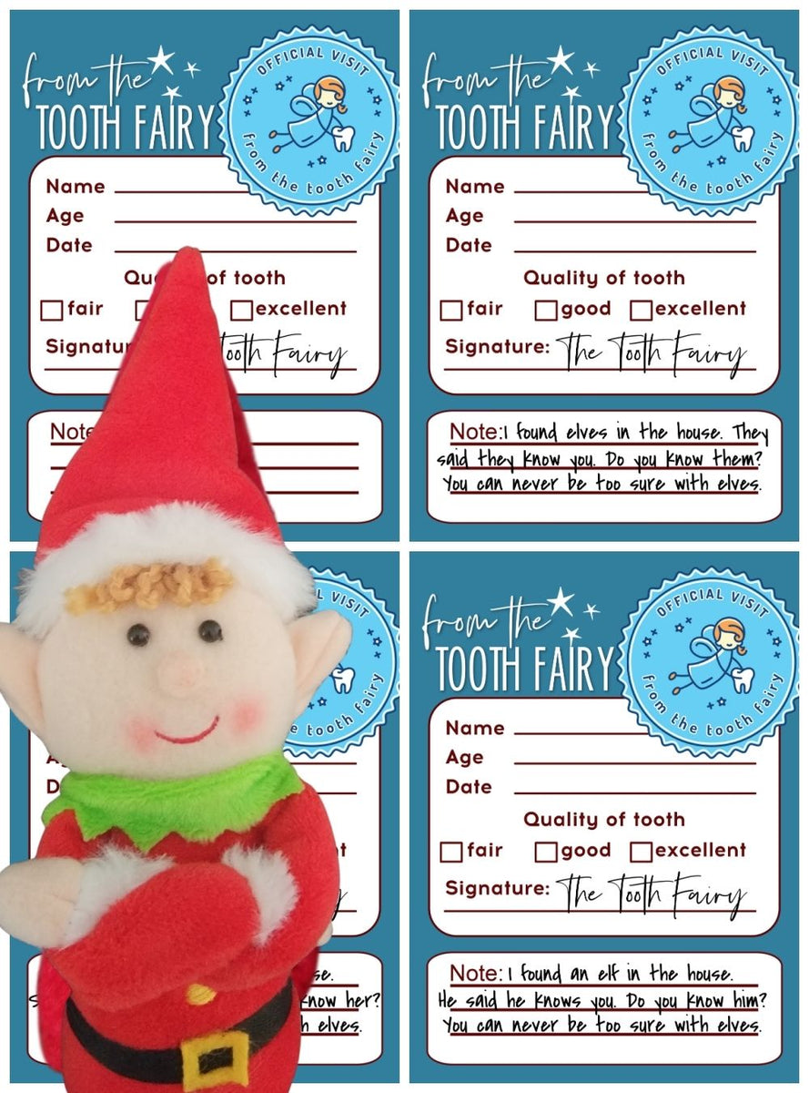 Elf Notes from the Tooth Fairy - Christmas Season and Year-round ...