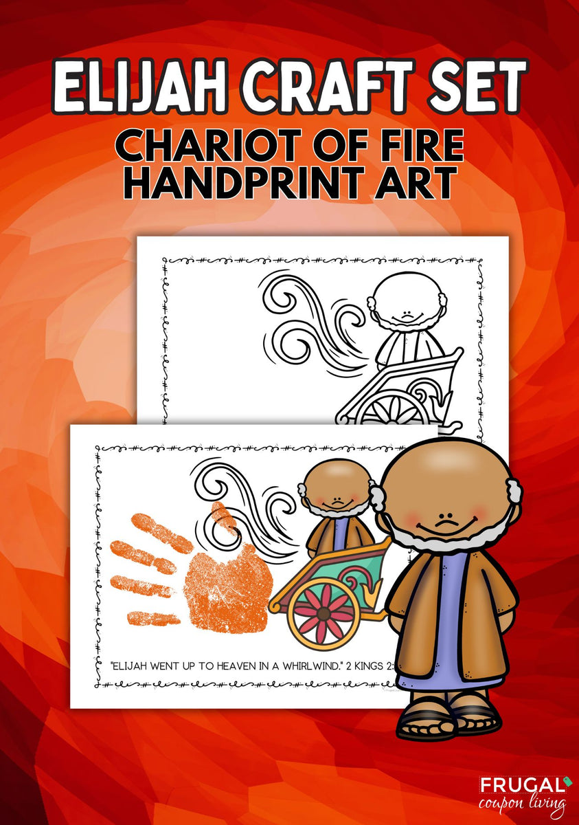 Story of Elijah Crafts & Activity Set for Kids- Print now! – Frugal ...
