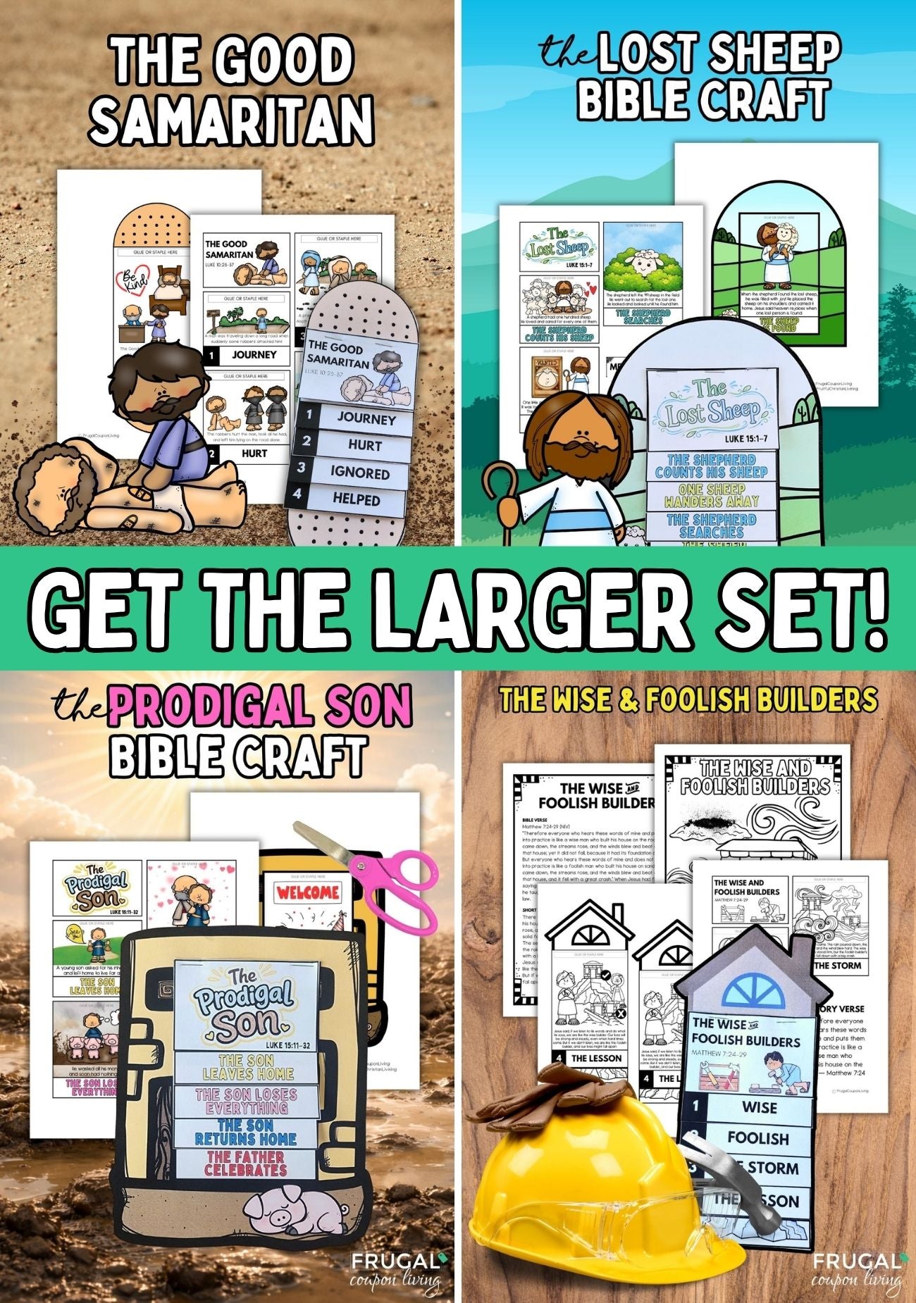 List of the Parables of Jesus with Coloring Pages for Kids – Frugal ...
