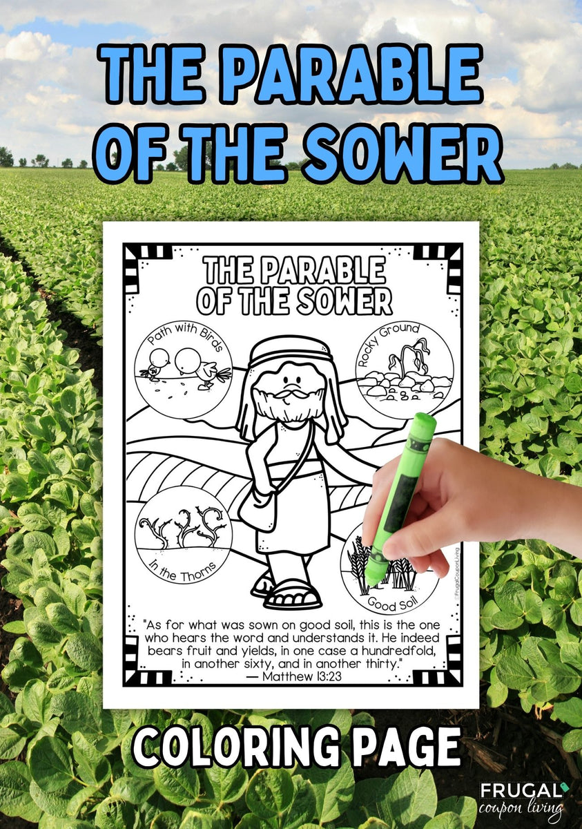 Parable of The Sower Activity Set for Kids – Frugal Coupon Living