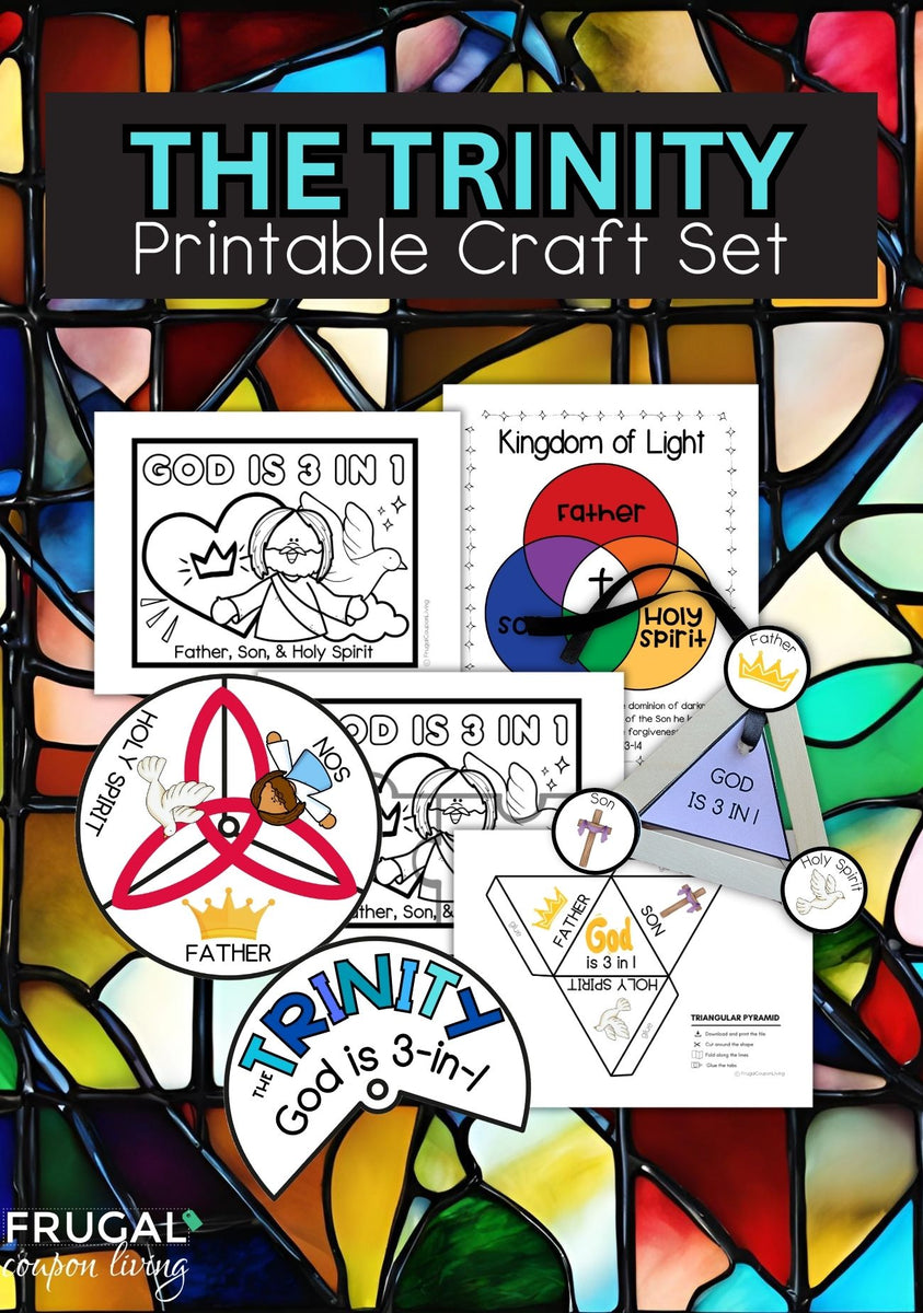 Holy Trinity Crafts for Kids - Father, Son, the Holy Spirit Printables ...
