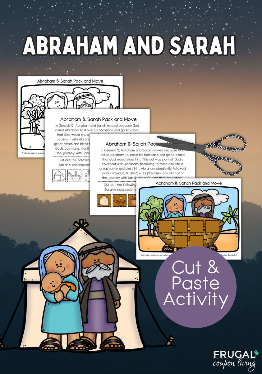 Abraham and Sarah Craft and Activity Set - Print now! – Frugal Coupon ...