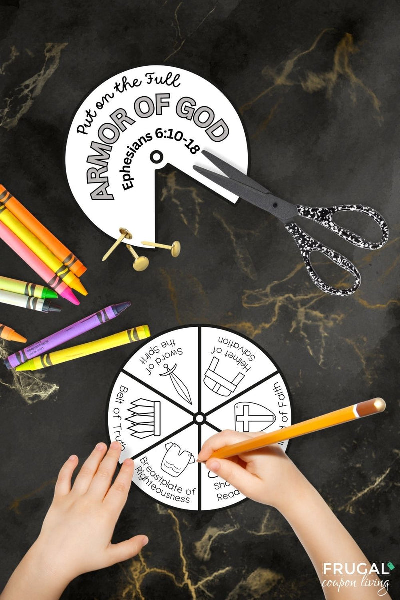 Cute Armor of God Craft - Printable Sunday School Activity for Kids ...