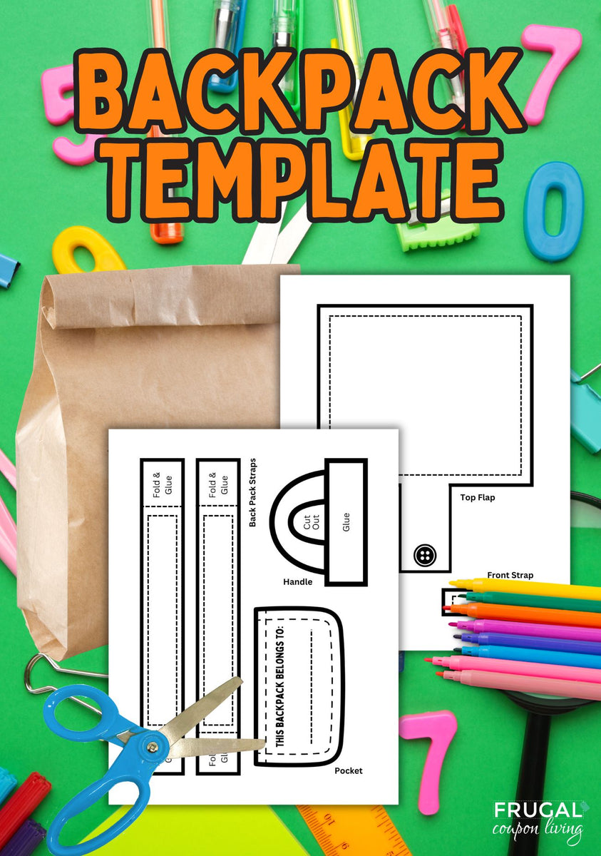 Christian Brown Bag Backpack Craft with Bible Verses & Blessing Tag ...