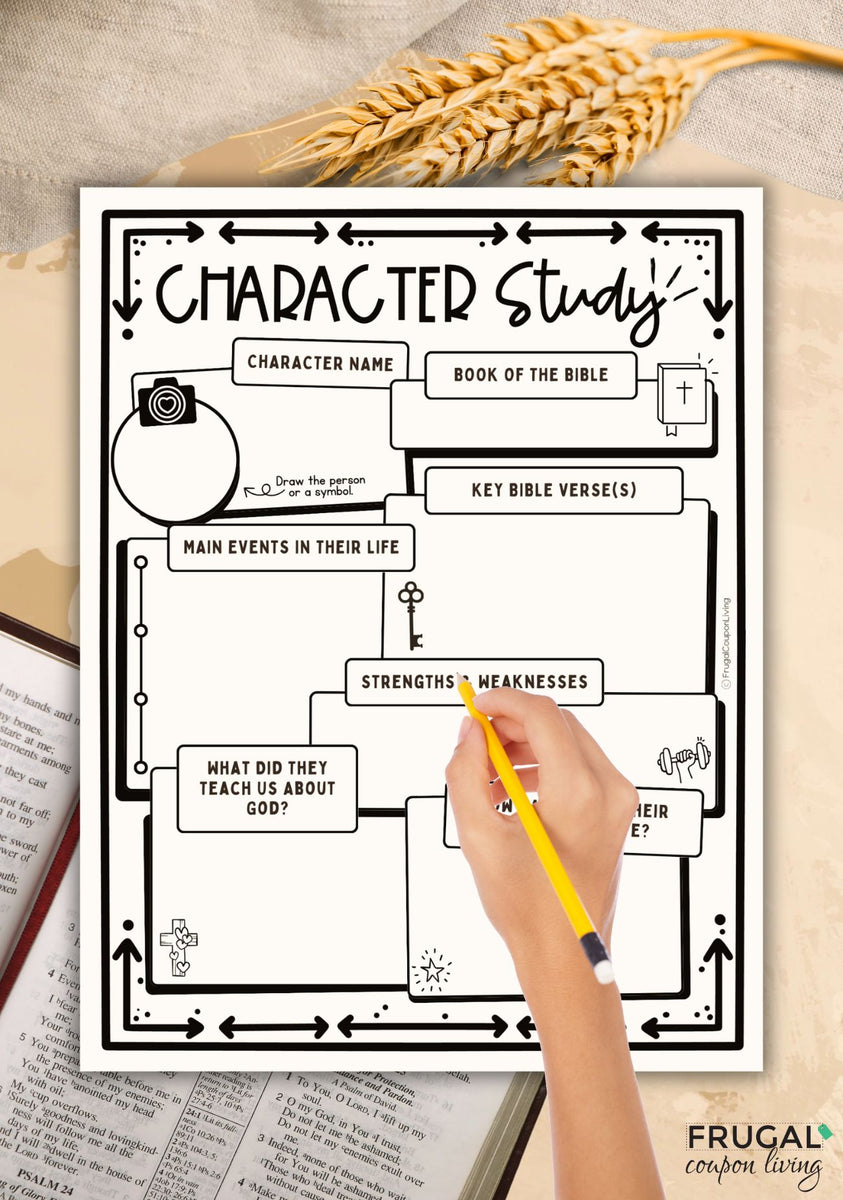 Bible Study Notes - Journal, Character Study, & Bible Reading Tracker ...