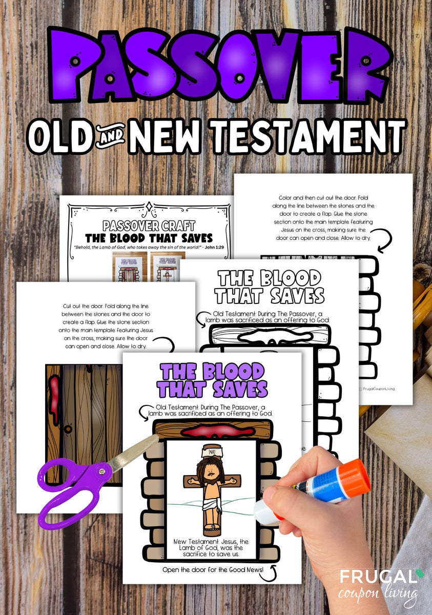 Christian Passover Door Craft for Kids: Connect the New & Old Testament ...