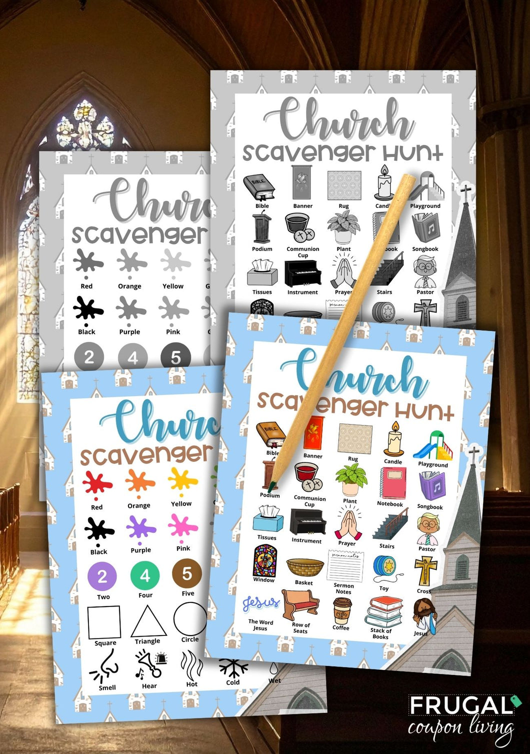 Church Scavenger Hunt Printable for Kids – Frugal Coupon Living