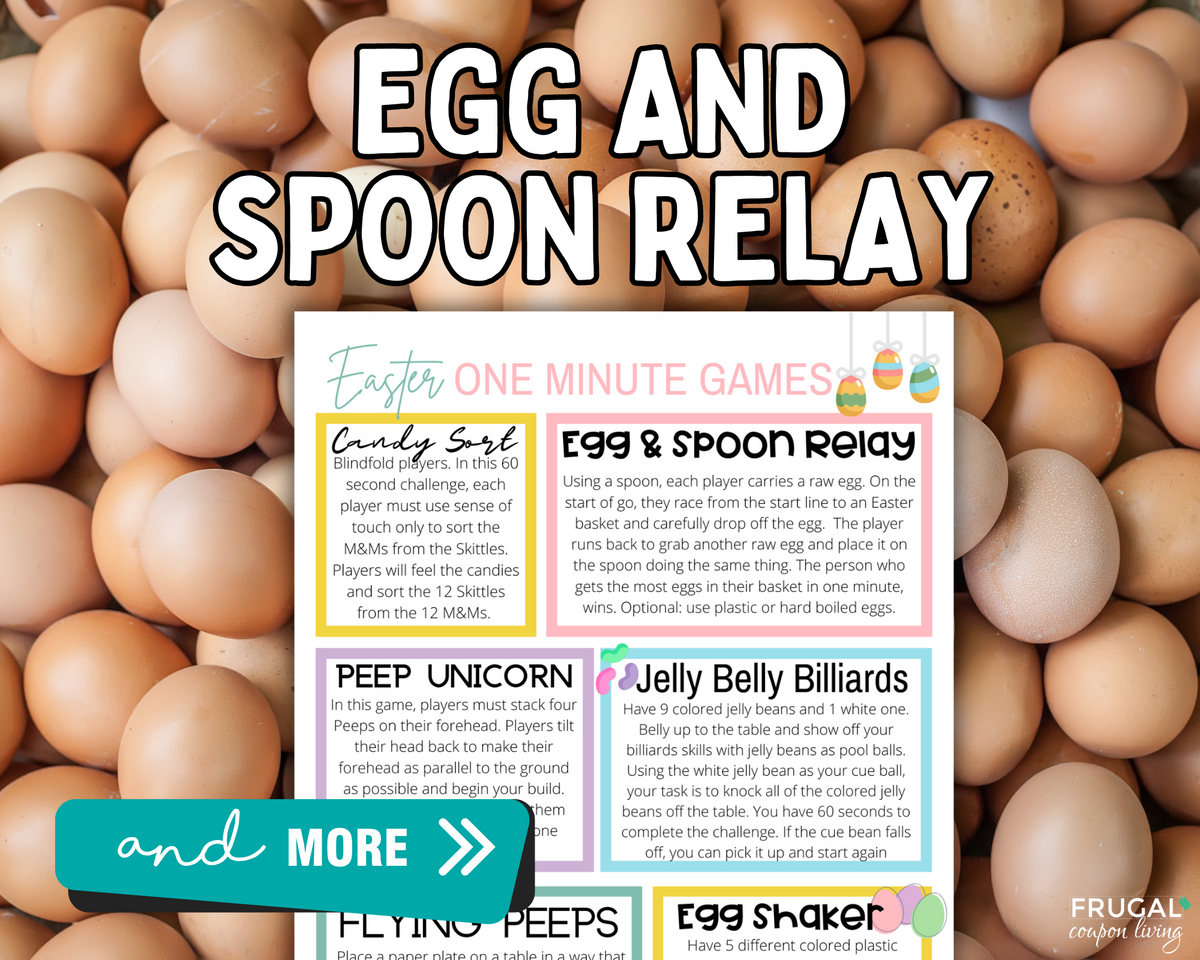 Easter One Minute Games For Groups Kids Youth Adults Frugal