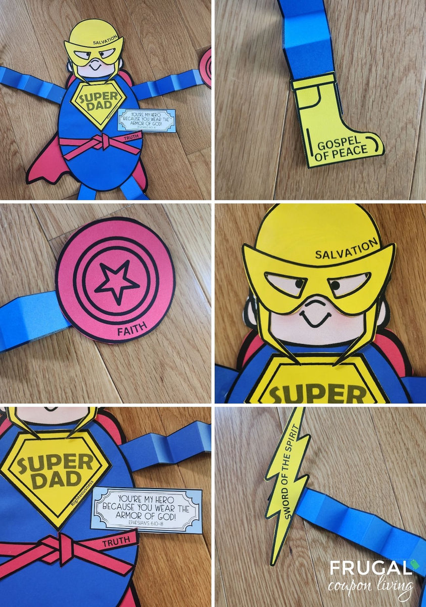 Father’s Day Super Dad Craft with the Armor of God - For a Superhero ...