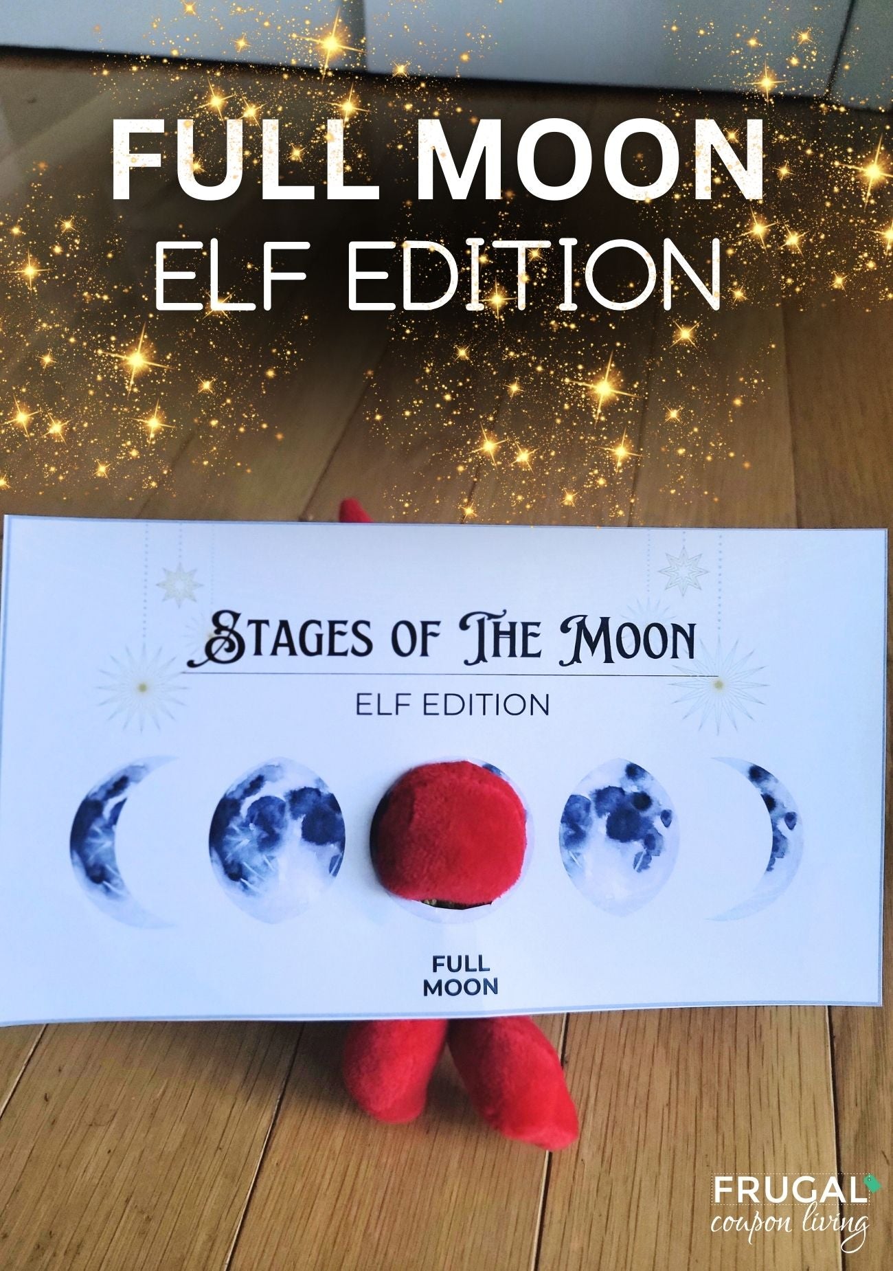Stages Of A Full Moon Funny Full Moon Elf Prop Christmas Stages Of