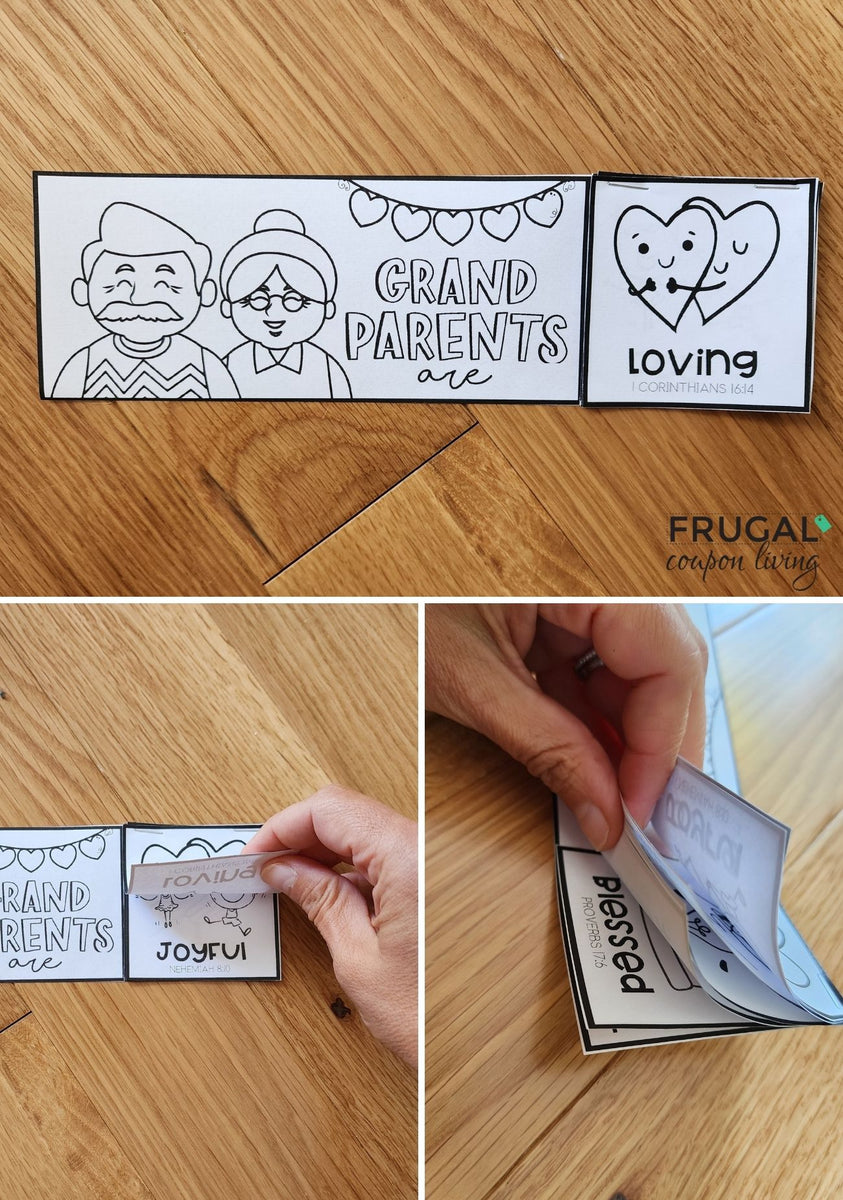 Grandparents Day Flip Book: Celebrate Grandparents with this DIY Craft ...