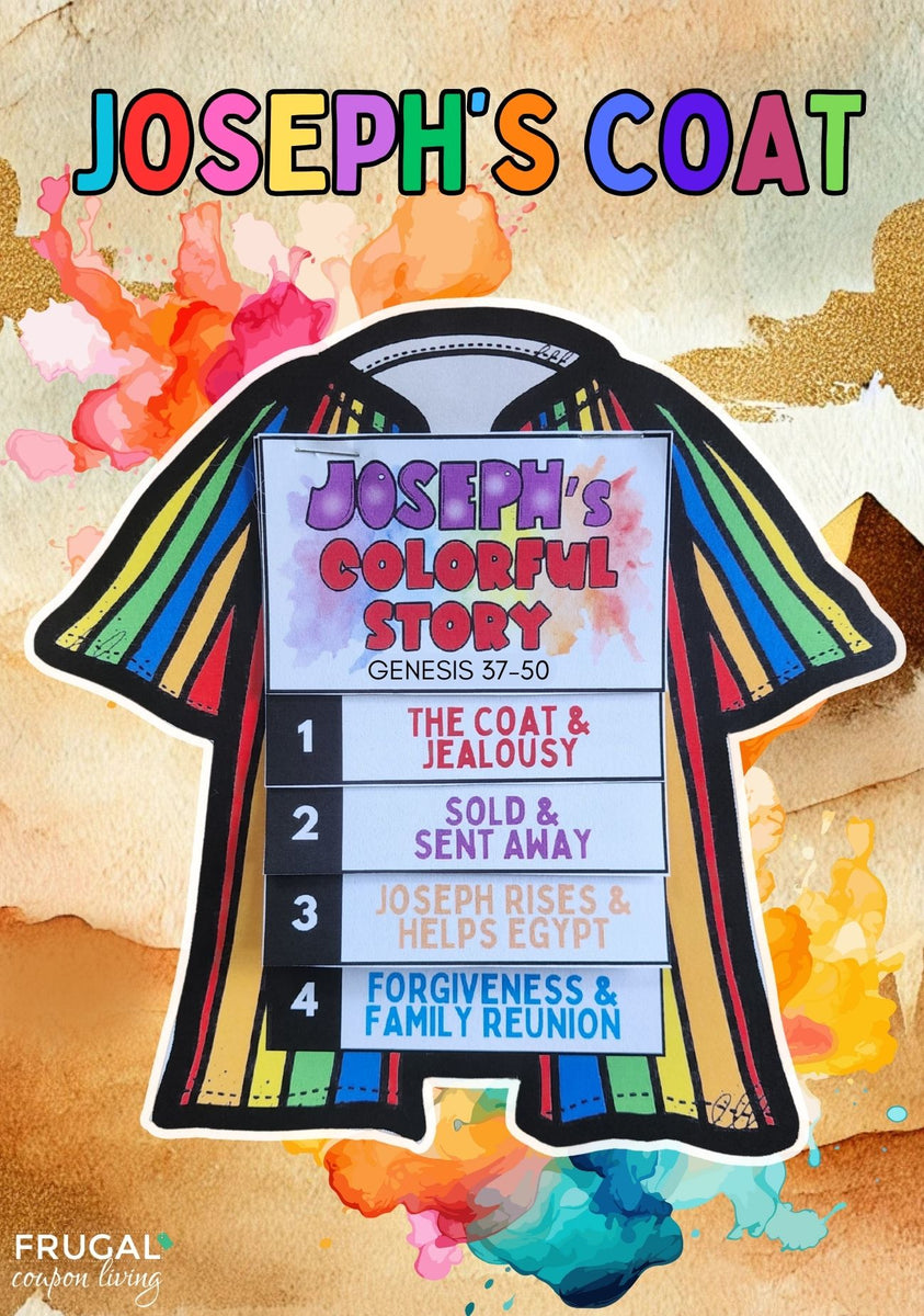 Story of Joseph Craft for Kids - Genesis 37 to 50 – Frugal Coupon Living