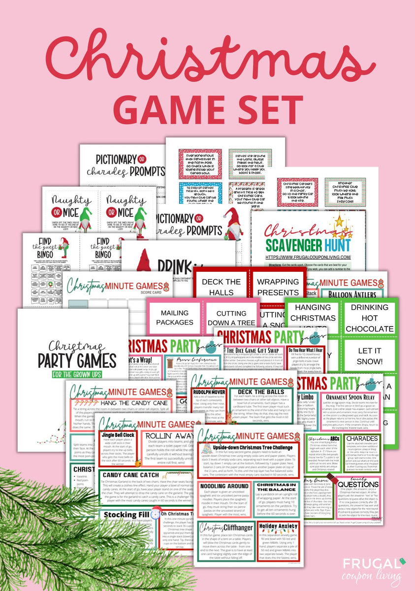 Christmas Party Bundle includes Holiday Games and Fun Scavenger Hunt ...