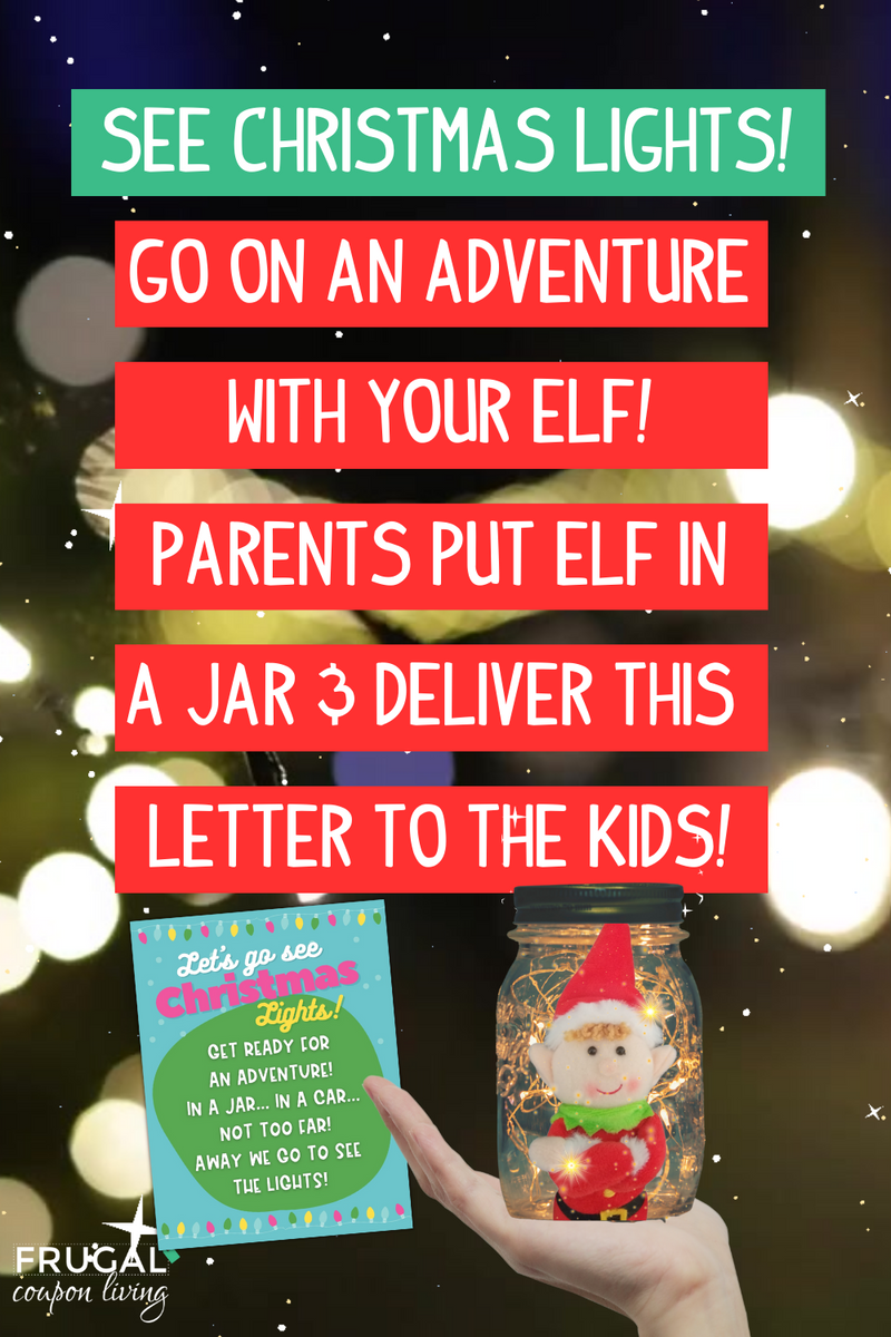 Let's Go See Christmas Lights Letter from Elf – Frugal Coupon Living