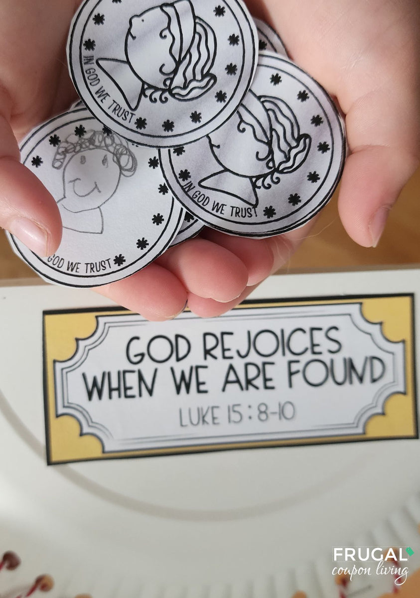 Parable of The Lost Coin Craft Set for Kids – Frugal Coupon Living
