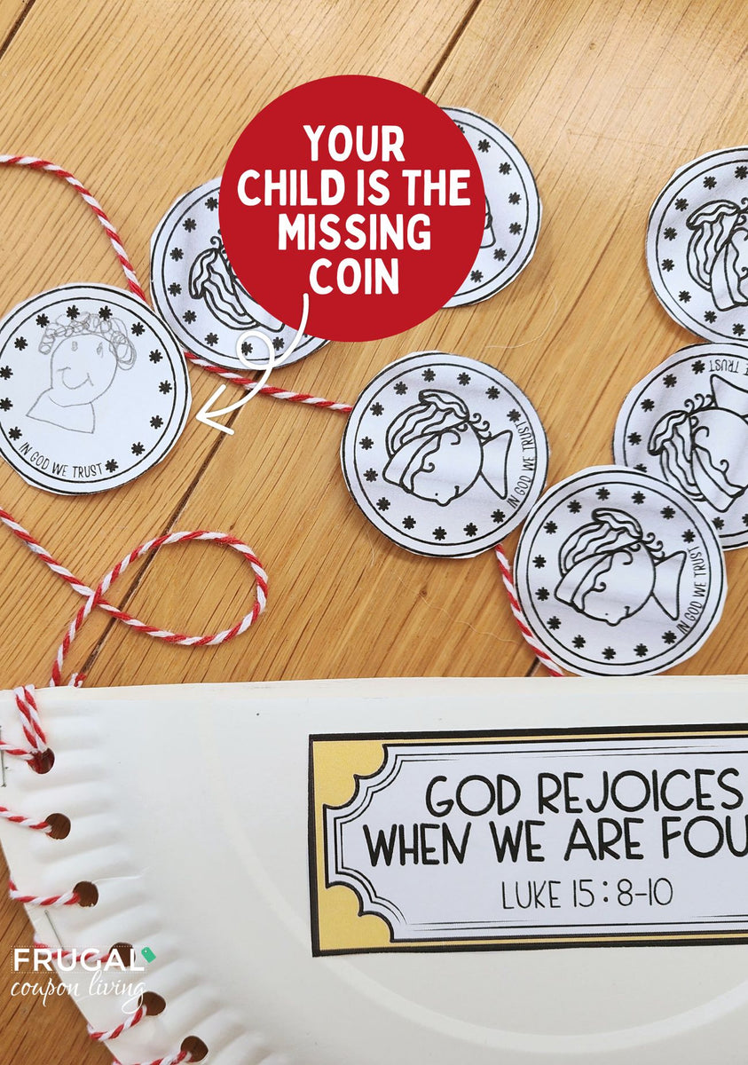 Parable of The Lost Coin Craft Set for Kids – Frugal Coupon Living