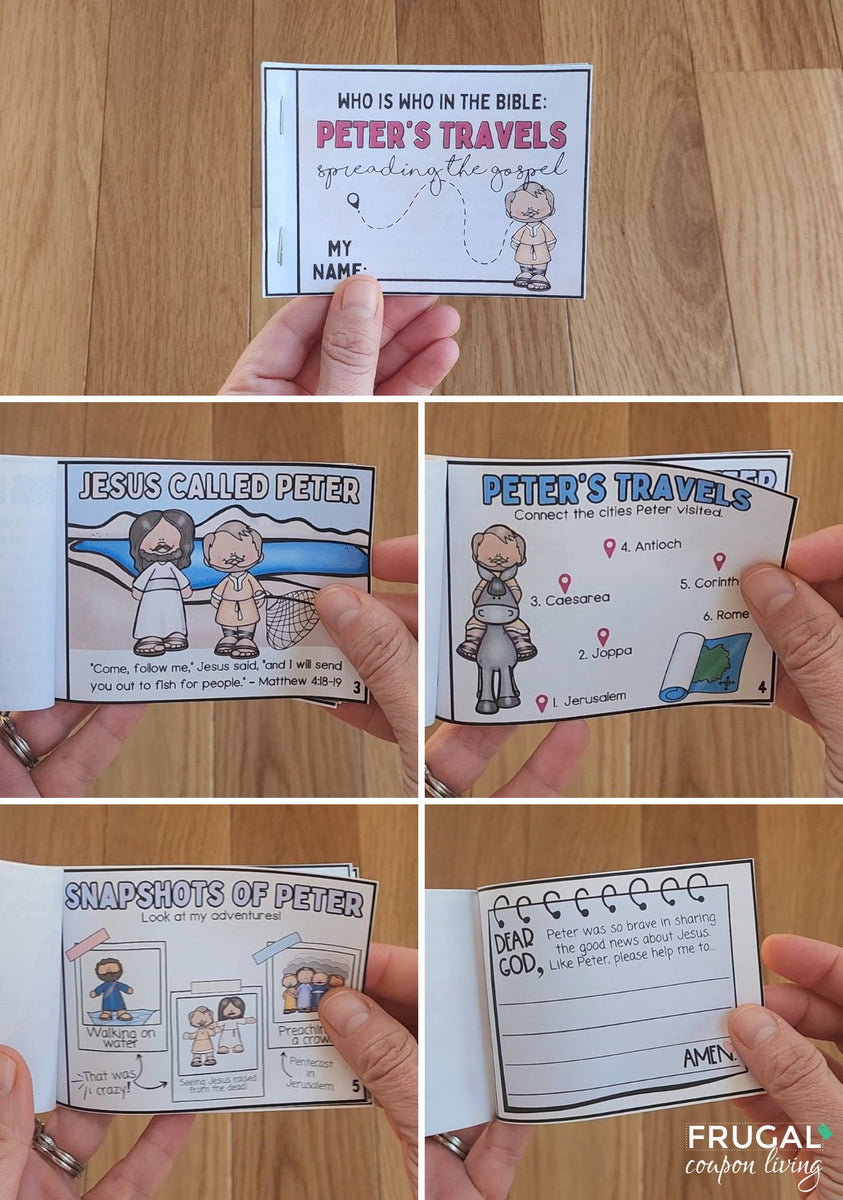 Jesus' Disciple Peter Character Study Book – Frugal Coupon Living