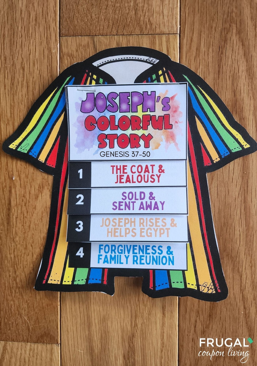 Story of Joseph Craft for Kids - Genesis 37 to 50 – Frugal Coupon Living