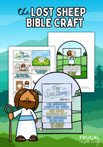 The Lost Sheep Story Craft for Kids - Luke 15 Parable of Jesus Flipbook ...
