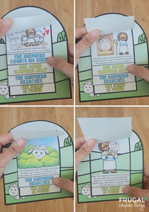 The Lost Sheep Story Craft for Kids - Luke 15 Parable of Jesus Flipbook ...