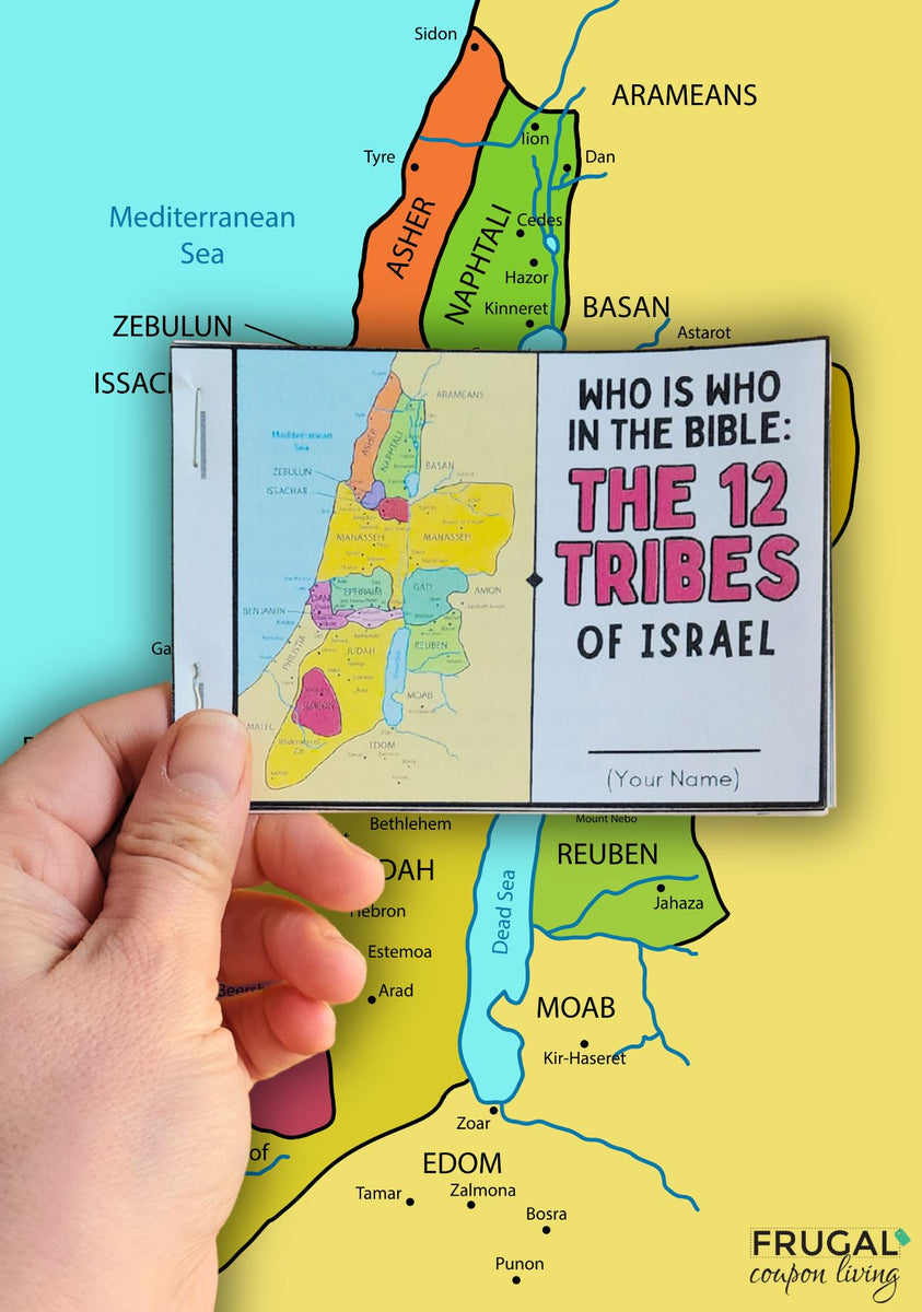 12 Tribes of Israel Craft Printable - Make a Mini Book! – Frugal Coupon ...