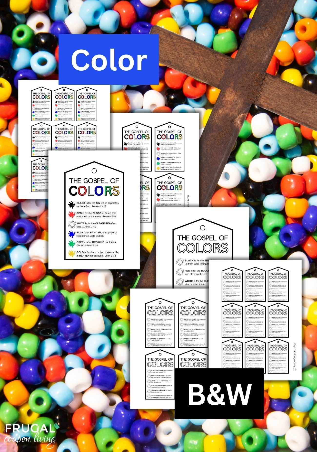 The Gospel of Salvation Colors Gift Tag Printable – Frugal Coupon Living