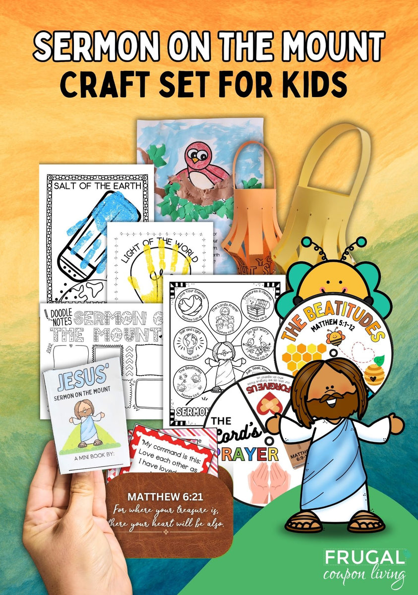Sermon on the Mount for Kids - Hands-On Teachings of Jesus Crafts ...