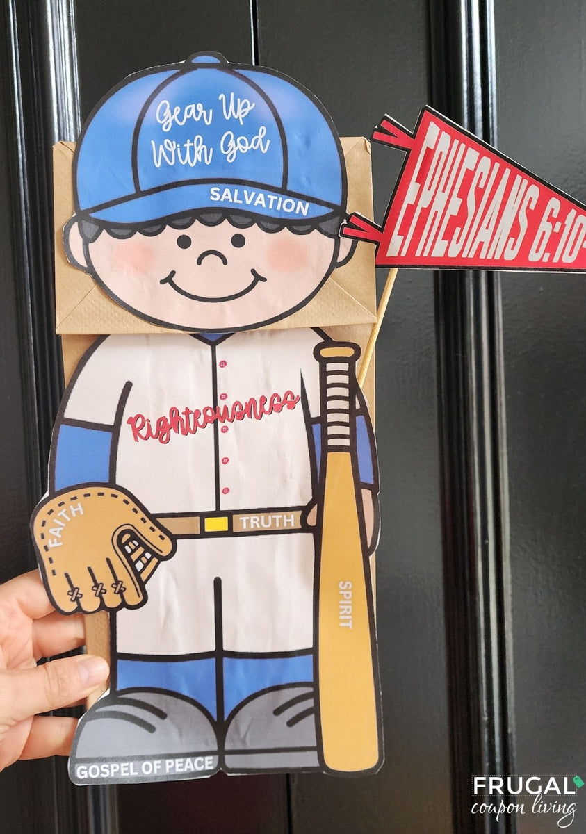 Baseball Armor of God Craft for Summer - Epesians 6:10-18 – Frugal ...