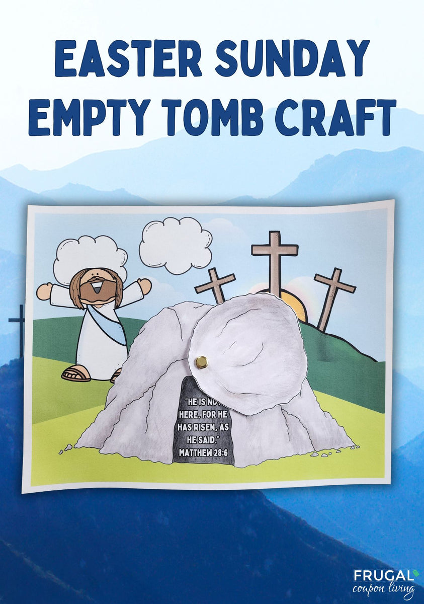 He is Risen Empty Tomb Craft - He is Risen Interactive Activity for ...