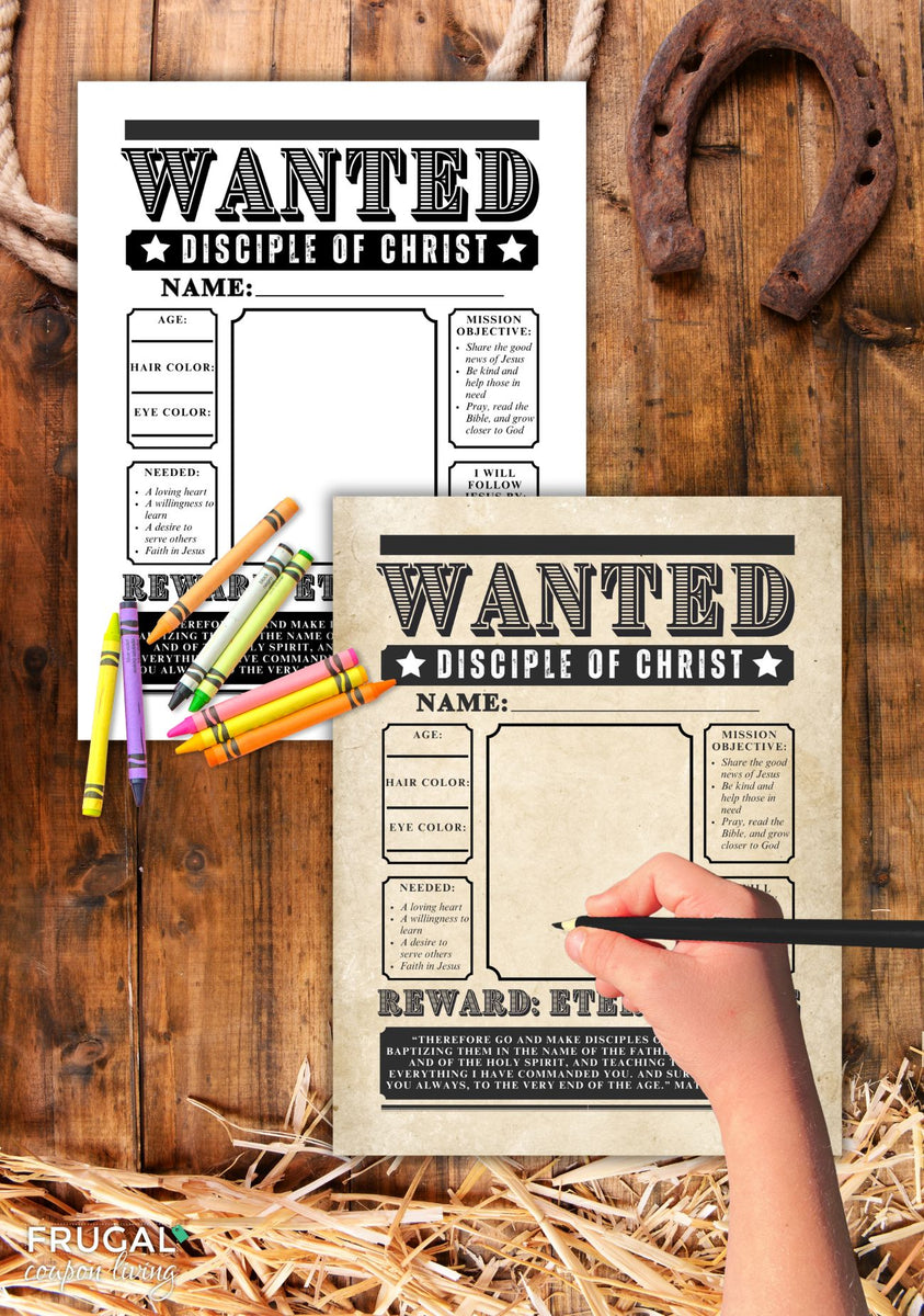 How to Be a Disciple of Christ Craft Set for Kids - Western Theme ...
