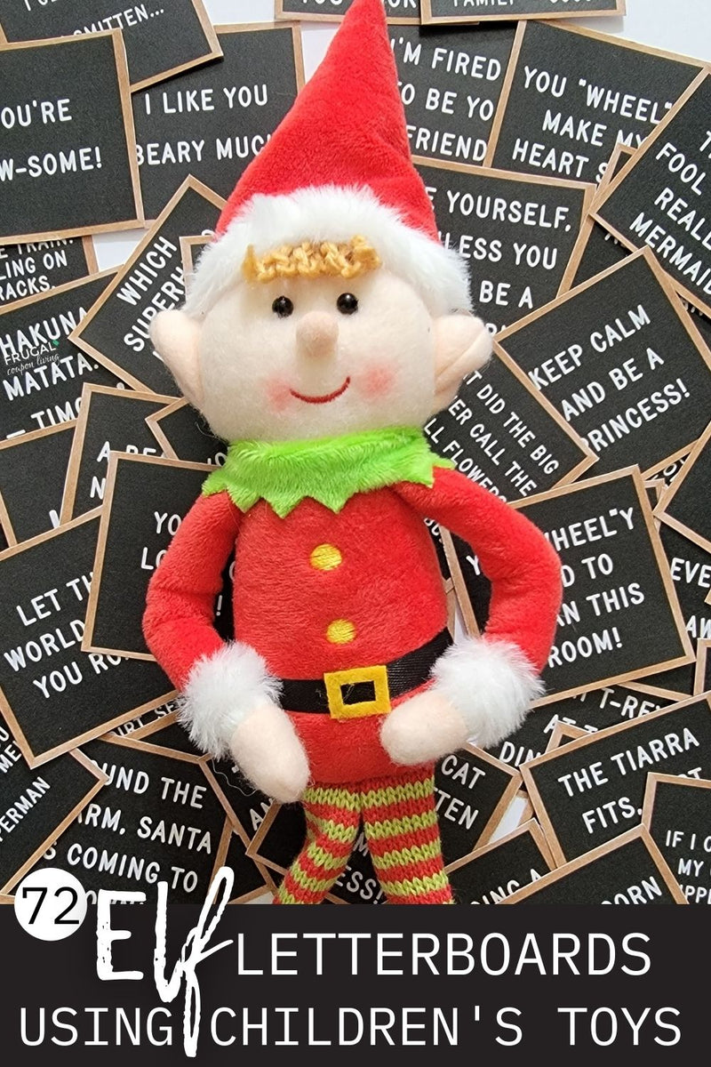 72 Easy Christmas Elf Toy Letterboard Notes – Frugal Coupon Living