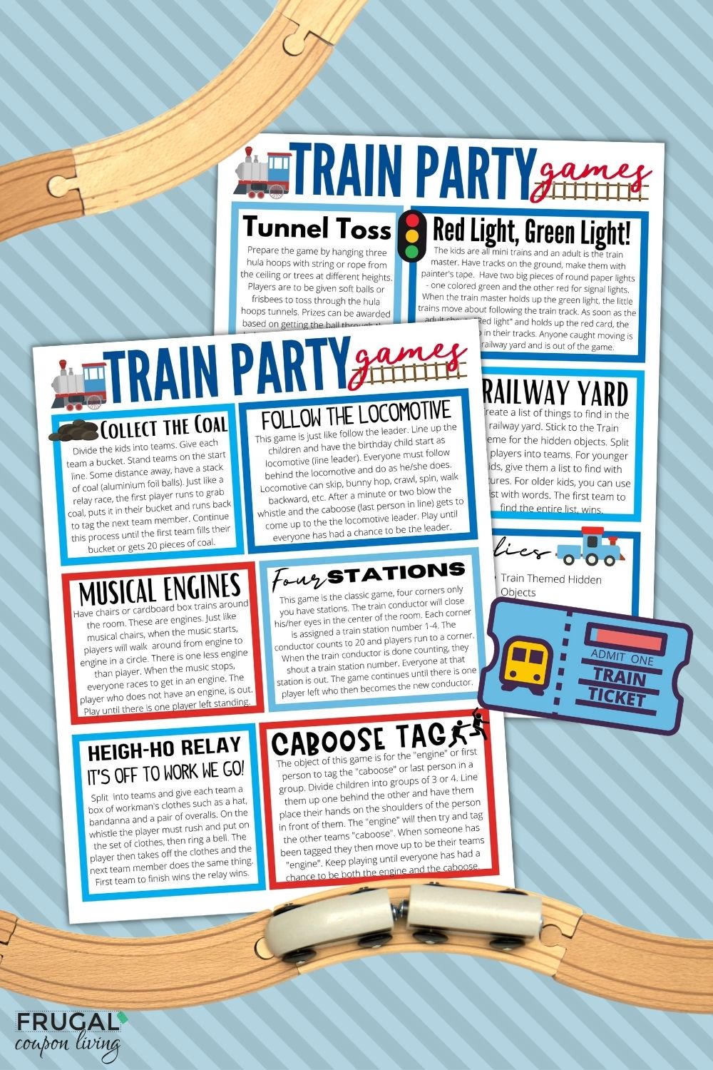 Train Birthday Party Game Ideas Trainmaster Partycloud